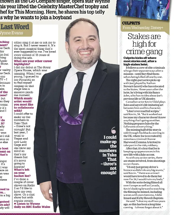 It’s brilliant to go from fat, bald opera singer to cook - PressReader