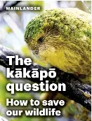 The kākāpō question - PressReader