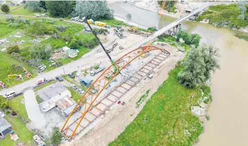 Giant crane readies for bridge lift - PressReader