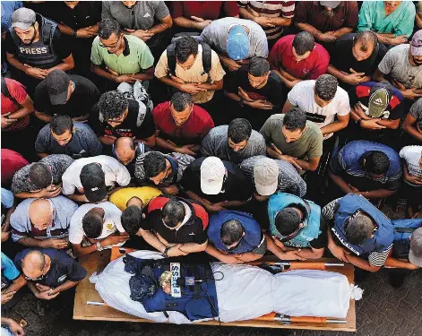 Gaza war deadliest conflict for journalist­s: Observers - PressReader