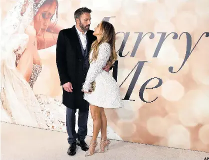 Jennifer Lopez reflects on relationsh­ip with Ben Affleck - PressReader