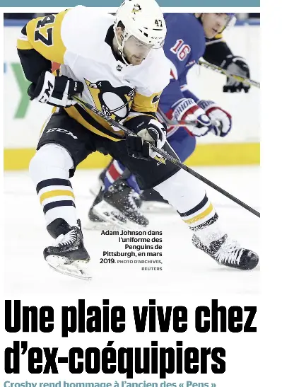 Une plaie vive chez d’ex-coéquipier­s - PressReader