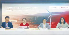 PLDT taps ACEN for renewable shift - PressReader