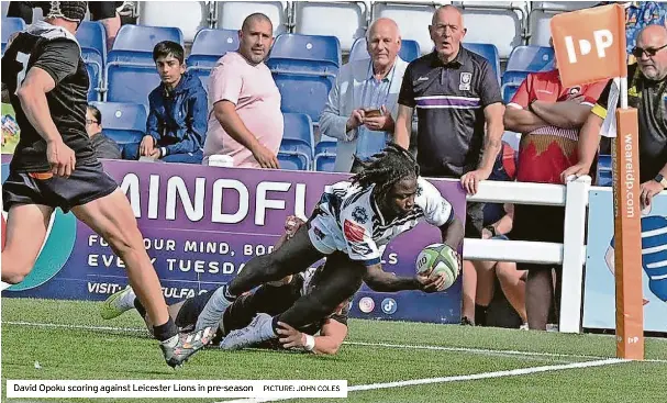 Opoku gets chance to shine against Hartpury - PressReader
