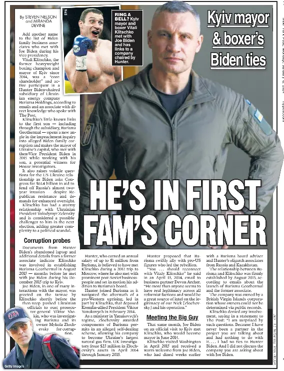 HE'S IN FIRST FAM'S CORNER - PressReader