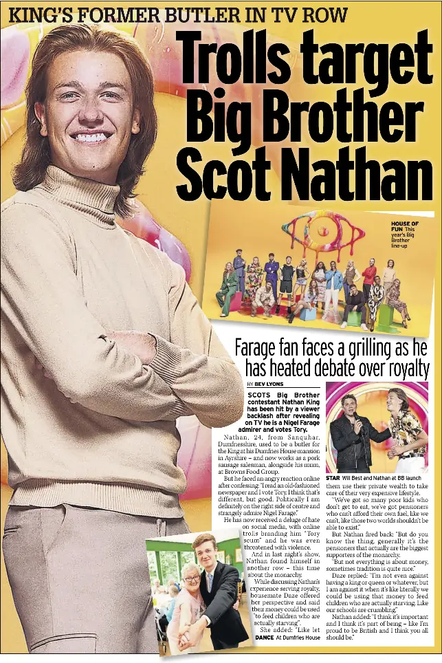 Trolls target Big Brother Scot Nathan - PressReader