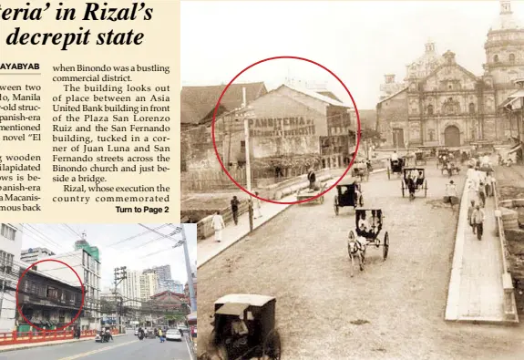 ‘Panciteria’ in Rizal’s Fili in decrepit state - PressReader