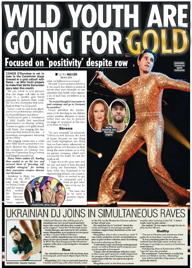 EUROVISION IN FOCUS WILD YOUTH ARE GOING FOR - PressReader