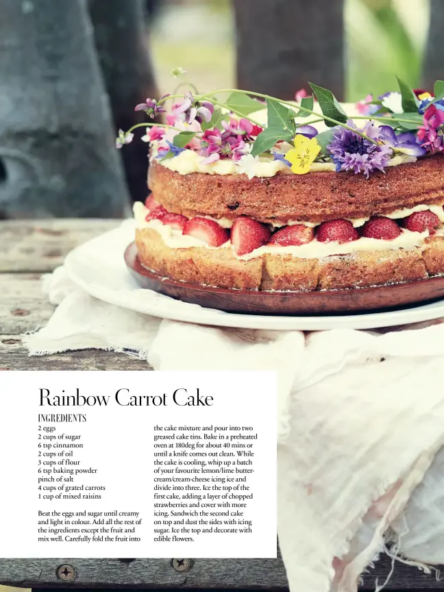 Rainbow Carrot Cake - PressReader
