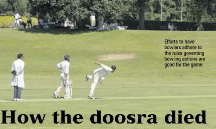 How the doosra died - PressReader