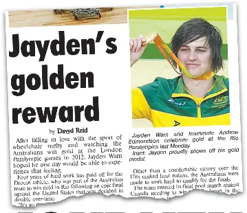 JOURNEY TO GOLD - PressReader