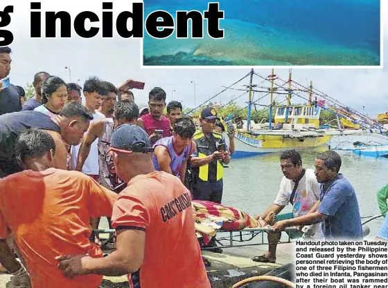 3 Pinoy fishers killed in boat ramming incident - PressReader