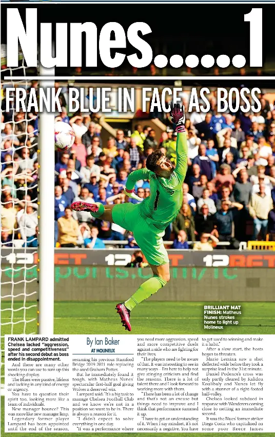 Nunes ...... 1 FRANK BLUE IN FACE AS BOSS Clueless..0 GETS OFF TO STINKING START - PressReader