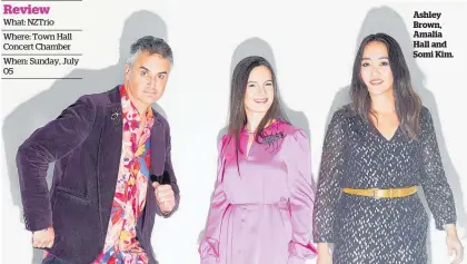 NZTrio in spellbindi­ng form - PressReader