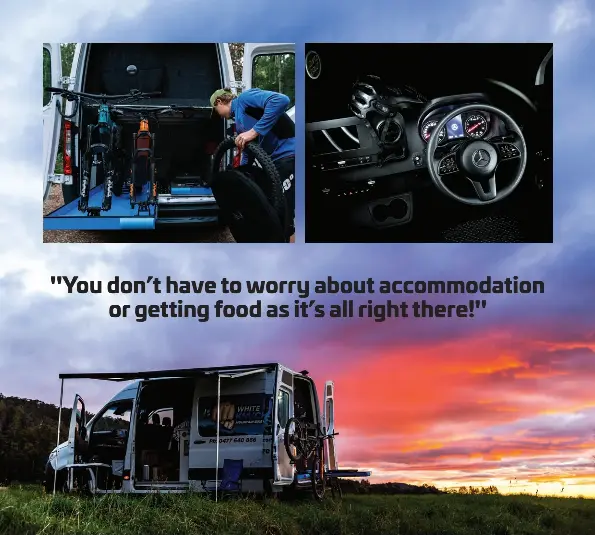 "You don’t have to worry about accommodat­ion or getting food as it’s all right there ...