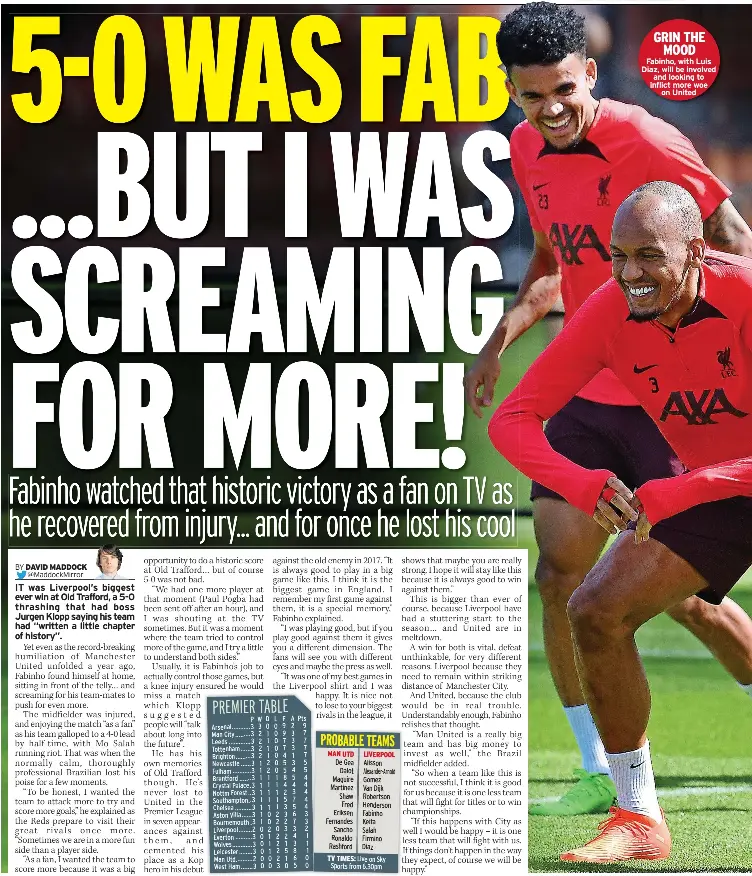 5-0 WAS FAB ...BUT I WAS SCREAMING FOR MORE! - PressReader