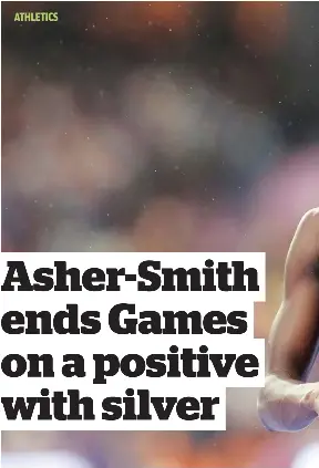 Asher-Smith ends Games on a positive with silver - PressReader