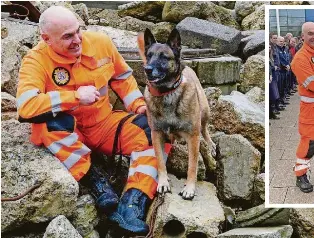 Guard of honour as dog life-saver stands down - PressReader