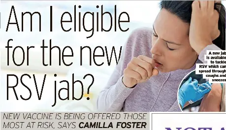 Am I eligible for the new RSV jab? - PressReader