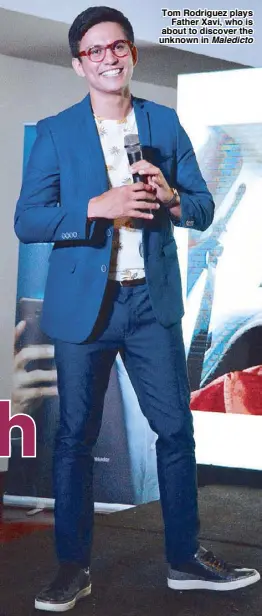 Tom as a man of the cloth - PressReader