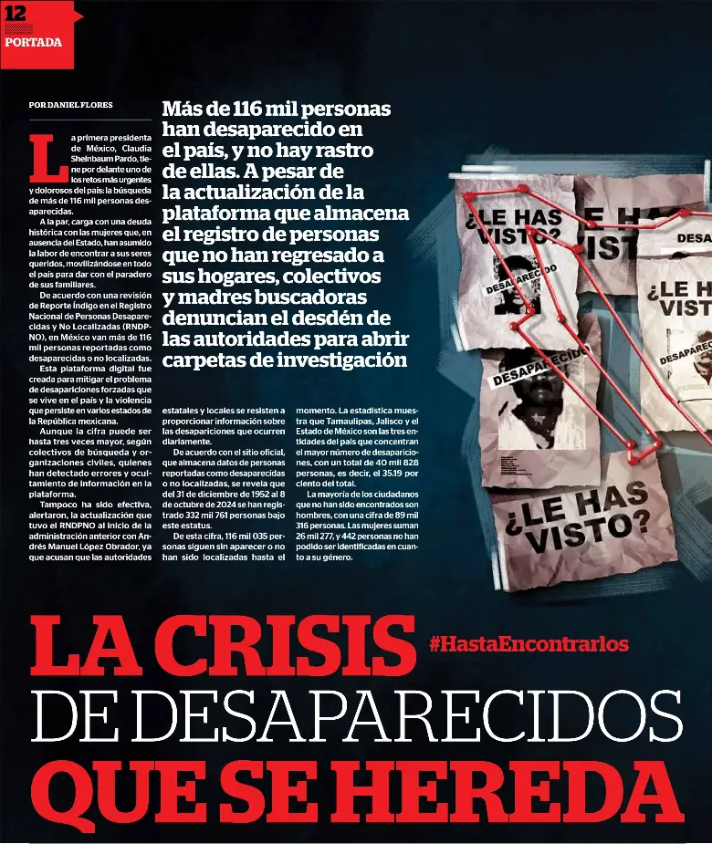 LA CRISIS DE DESAPARECI­DOS QUE SE HEREDA - PressReader