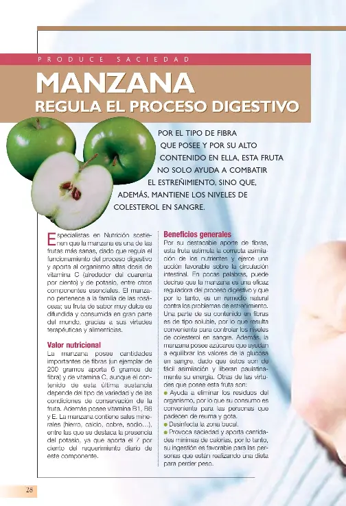 MANZANA REGULA EL PROCESO DIGESTIVO - PressReader