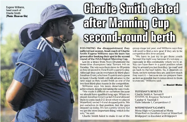 Charlie Smith elated after Manning Cup second-round berth - PressReader