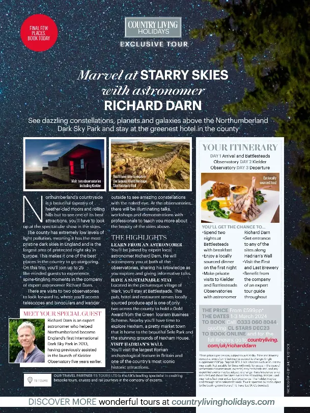 Marvel at STARRY SKIES with astronomer RICHARD DARN - PressReader