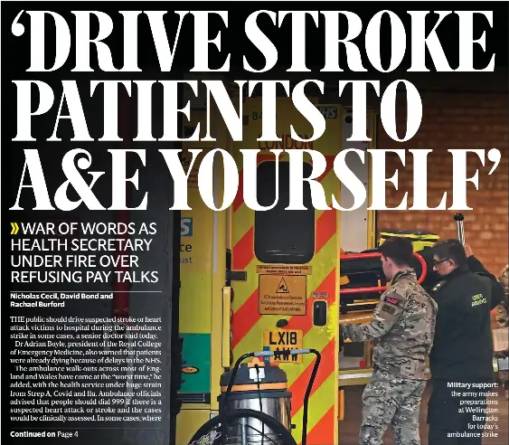 ‘DRIVE STROKE PATIENTS TO A&E YOURSELF’ - PressReader