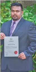 Sole bread winner graduates with masters - PressReader