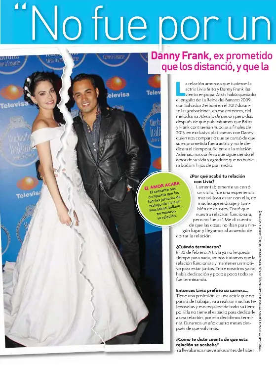 “No fue por un a infidelida­d” - PressReader