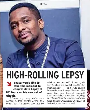 HIGH-ROLLING LEPSY - PressReader