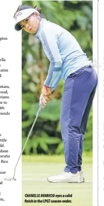 Monsalve Avaricio gear up for Match Play showdown - PressReader