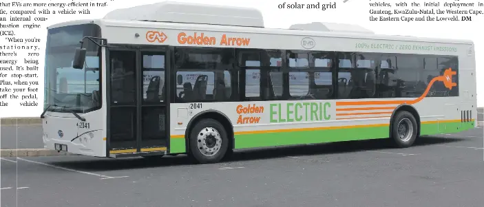Golden Arrow goes green: big bus operator ready to electrify - PressReader