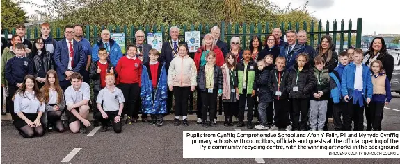 Winning artworks unveiled at opening of recycling centre - PressReader
