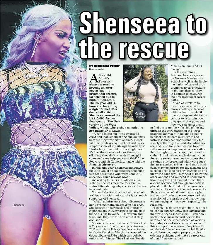 Shenseea to the rescue - PressReader