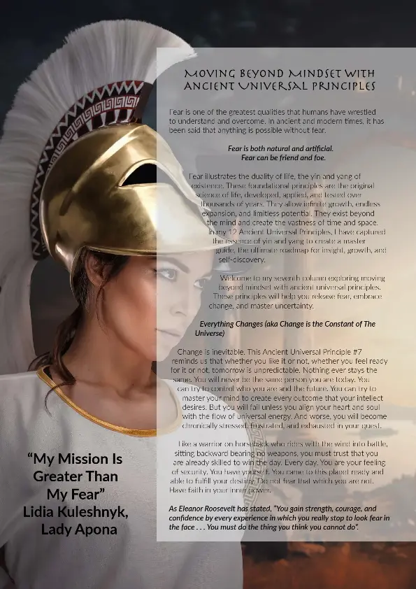 Moving Beyond Mindset With Ancient Universal Principles - PressReader