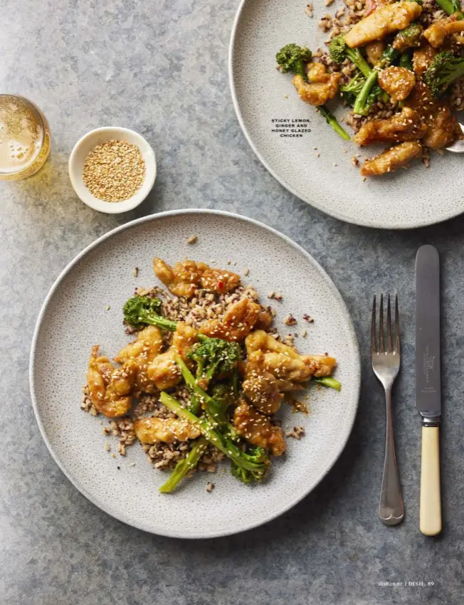 Sticky Lemon, Ginger and Honey Glazed Chicken - PressReader