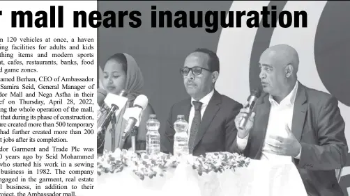 Ambassador mall nears inaugurati­on - PressReader