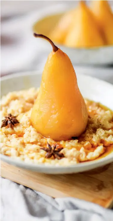 Poached Pears & Rice Pudding - PressReader
