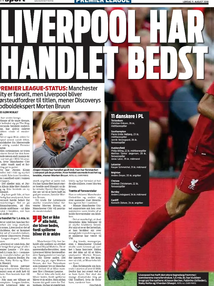 LIVERPOOL HAR HANDLET BEDST - PressReader