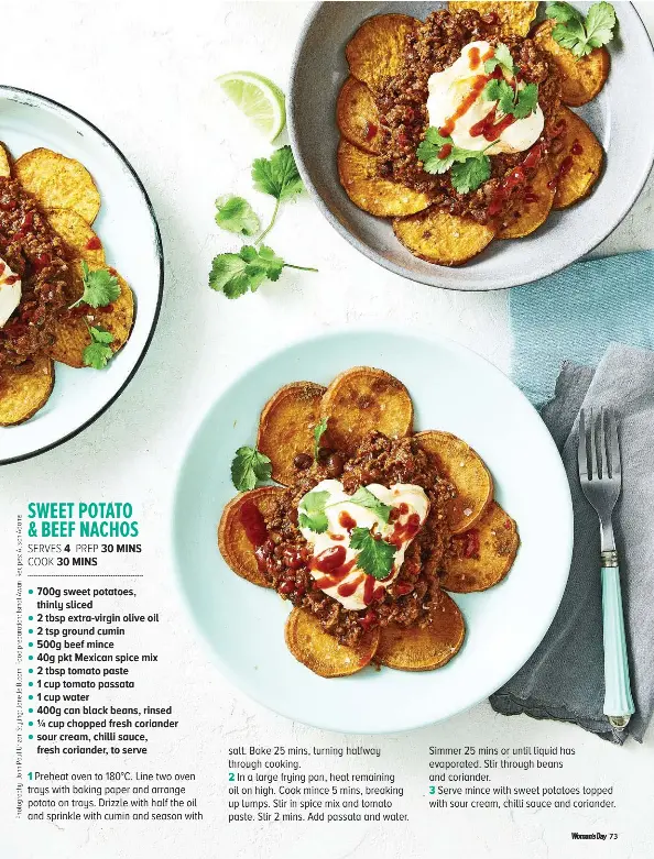 SWEET POTATO & BEEF NACHOS - PressReader