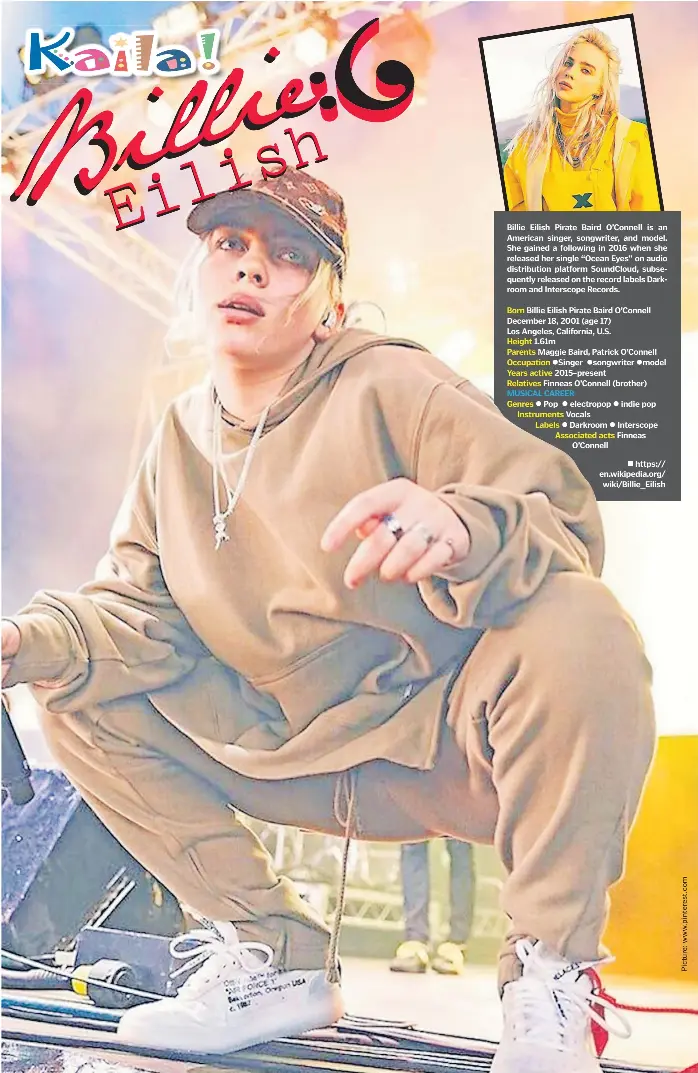COLOUR POSTER BILLIE EILISH - PressReader