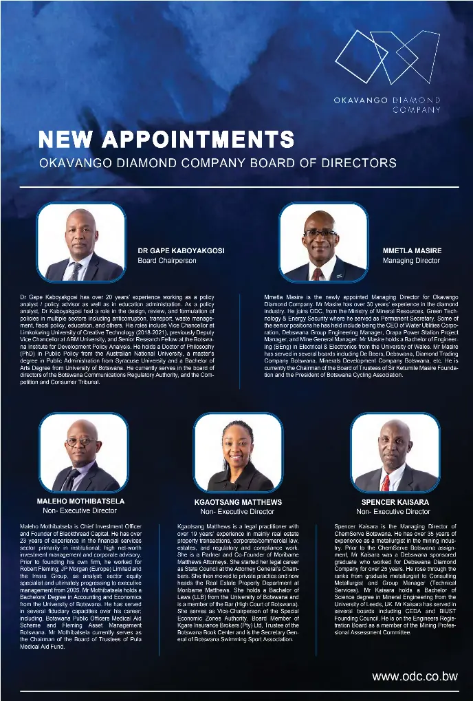 NEW APPOINTMEN­TS - PressReader