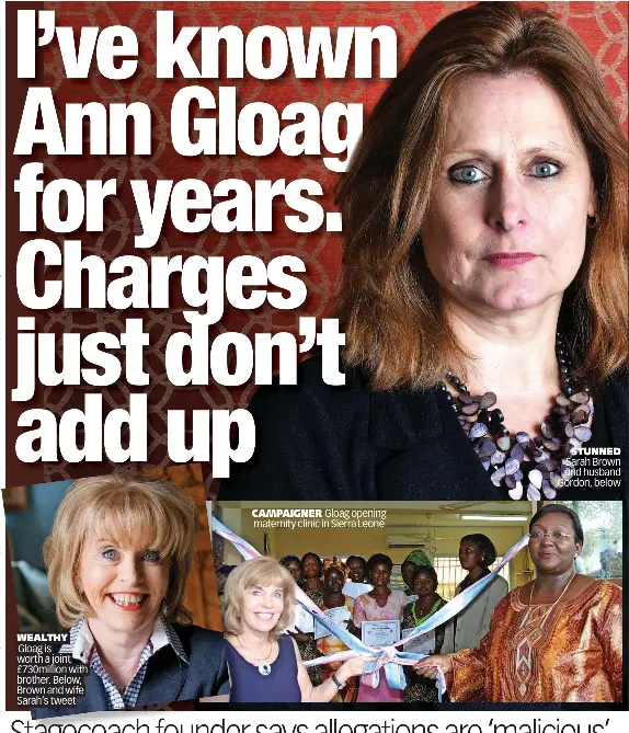 I’ve known Ann Gloag for years. Charges just don’t add up Stagecoach ...