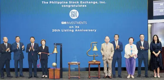 SM Investment­s marks 20 years as listed firm - PressReader