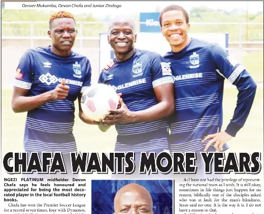 CHAFA WANTS MORE YEARS - PressReader