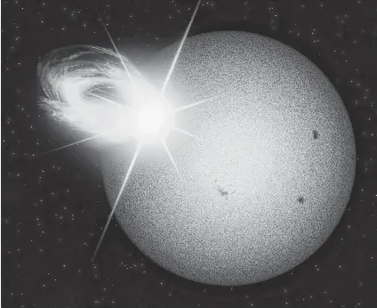 Superflare­s erupt from stars like our sun once every 100 years - PressReader