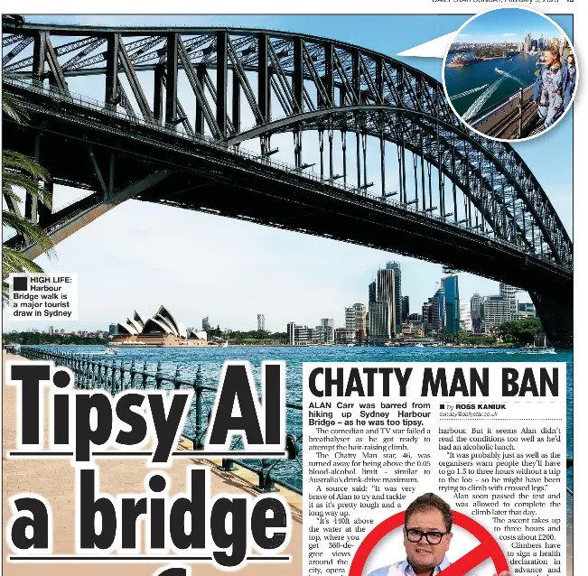 Tipsy Al a bridge too Carr CHATTY MAN BAN - PressReader