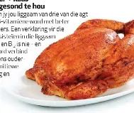 EET SAAM: Hoender + kaas DIT HELP OM jou brein gesond te hou - PressReader